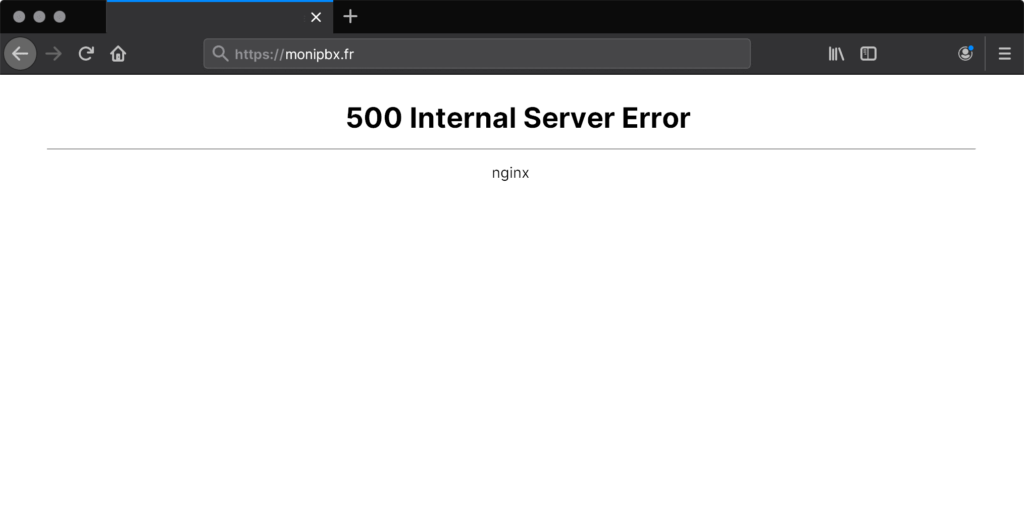 TUTO : Résoudre l'erreur 500 Nginx - Wiki Bicom Systems Français